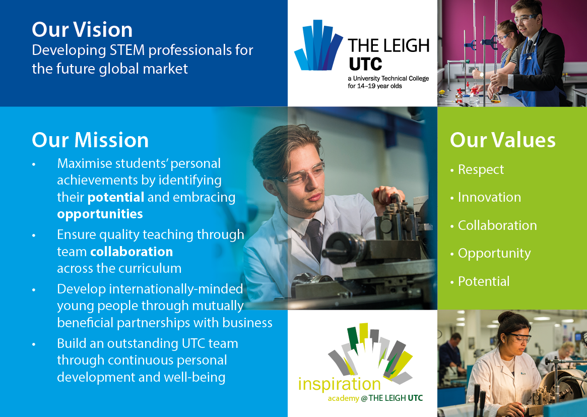 Mission Statement, Vision and Values - The Leigh UTC